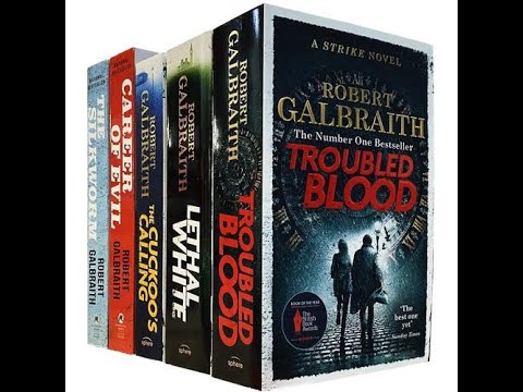 Cormoran Strike Series Robert Galbraith 5 Books Collection Set Troubled Blood, Lethal White