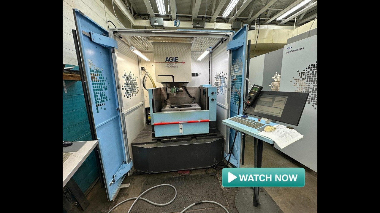 Complete Tool & Die Shop Closure Lot 590 - 2003 AGIECUT PROGRESS 2, HIGH-PRECISION WIRE (EDM)