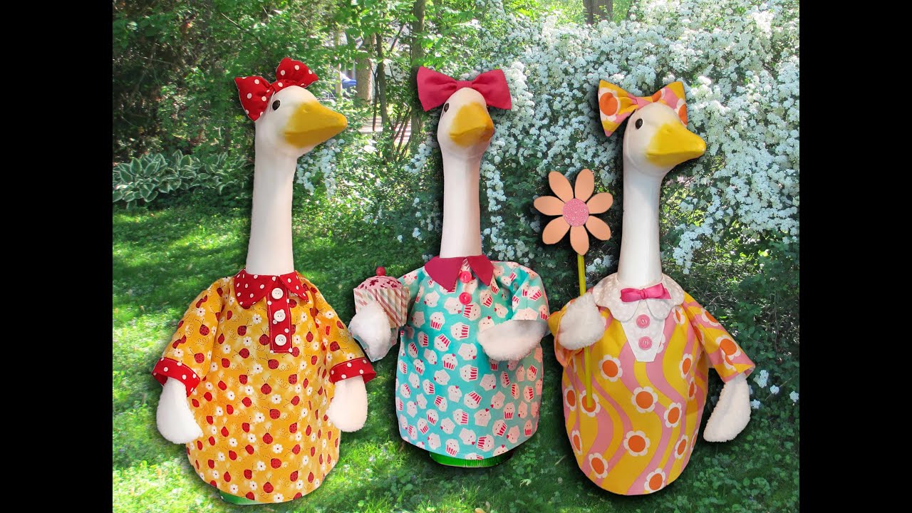 For Goose Clothes! Shirt Dress Pattern & PoseAble Wings by Glamour Goose Patterns