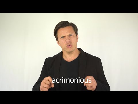 acrimonious