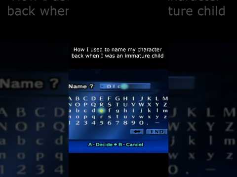 OOT - Naming my Game Then VS Now #ocarinaoftime #zelda