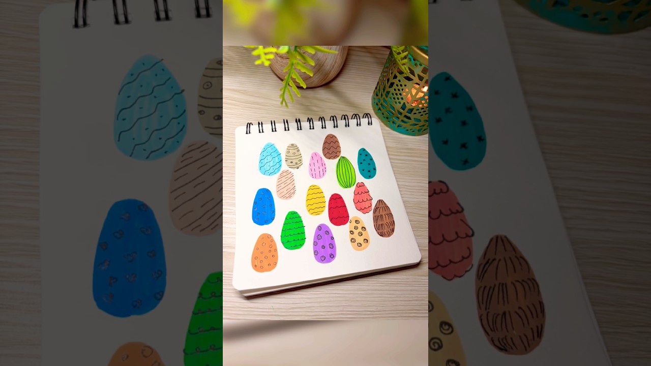 Easy doodle for Easter 🐣 #doodle #drawing #doodleart