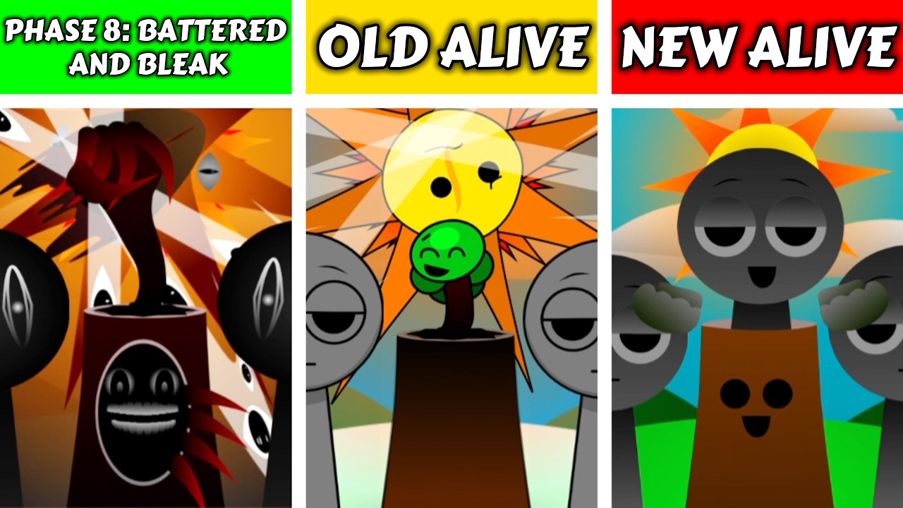 Incredibox Sprunki Phase 8: Battered And Bleak — Old vs New Alive: Which One Looks Better?