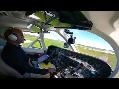 340A CYGK Kingston Ontario Landing Runway 07 3909 x 100 ft. runway (shallow approach)