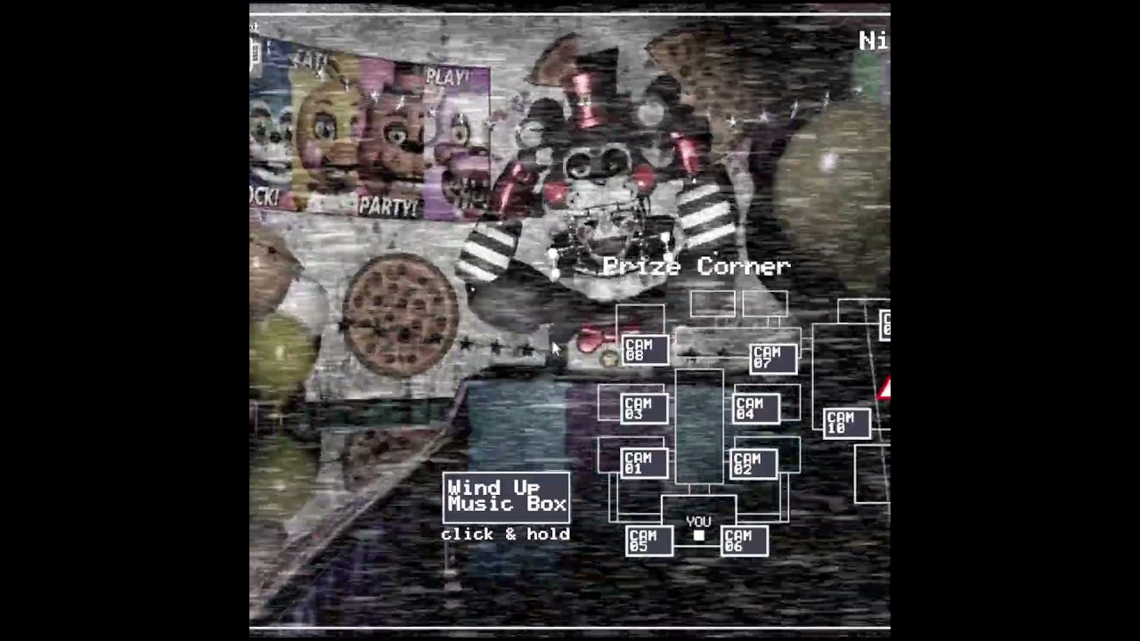 Puppet inside the Lefty suit (FNaF Jumpscares)