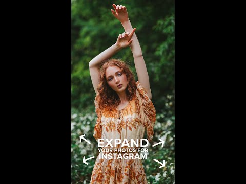 How to Expand Photos for Instagram #shorts