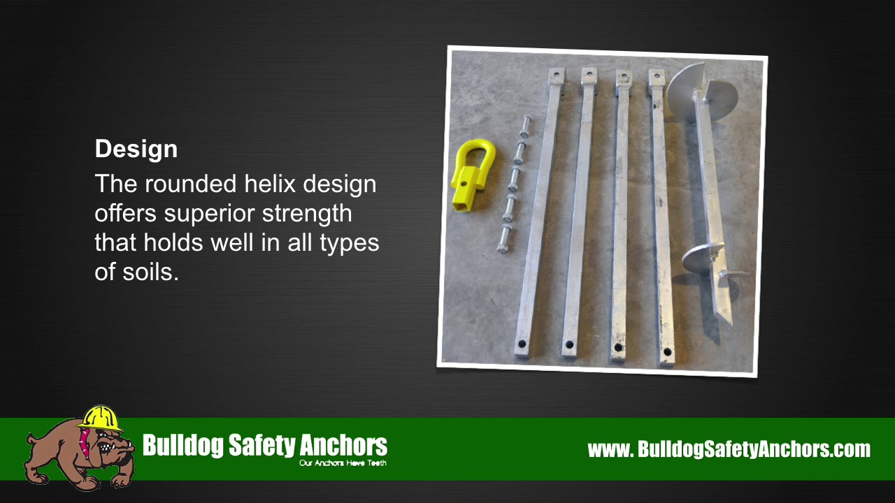 Best Helix Style Anchors - Bulldog Safety Anchors - 877-561-991