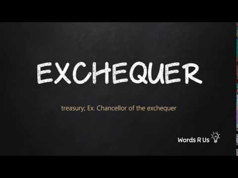 How to Pronounce EXCHEQUER in American English