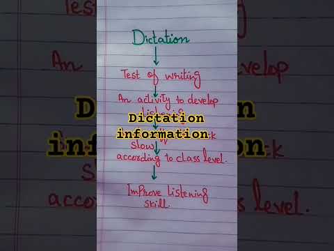 Dictation information #dictation#listeningskill#juniorlevelactivity#helpfulin words/spelling#meaning