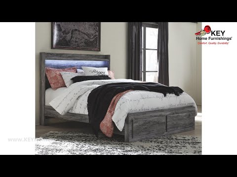 Ashley Baystorm Queen Platform Bed With Storage (APK-B221-QP2) | KEY Home