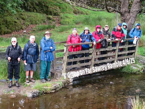 Sefton Road Ramblers B Group on Far Sawrey Ramble 4 6 25