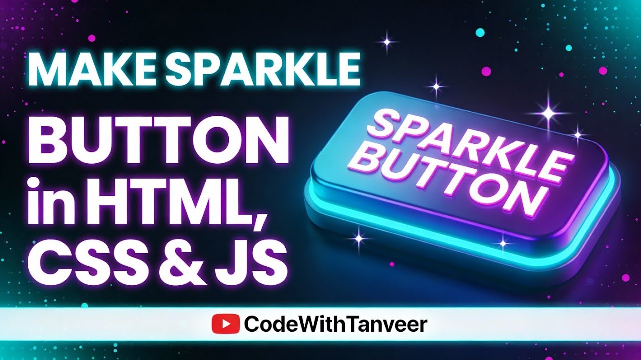 ✨ Create THIS Sparkle Button Effect in Just 5 Minutes! (HTML, CSS & JavaScript)