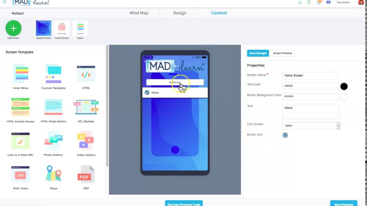 Home Screen Template Tutorial