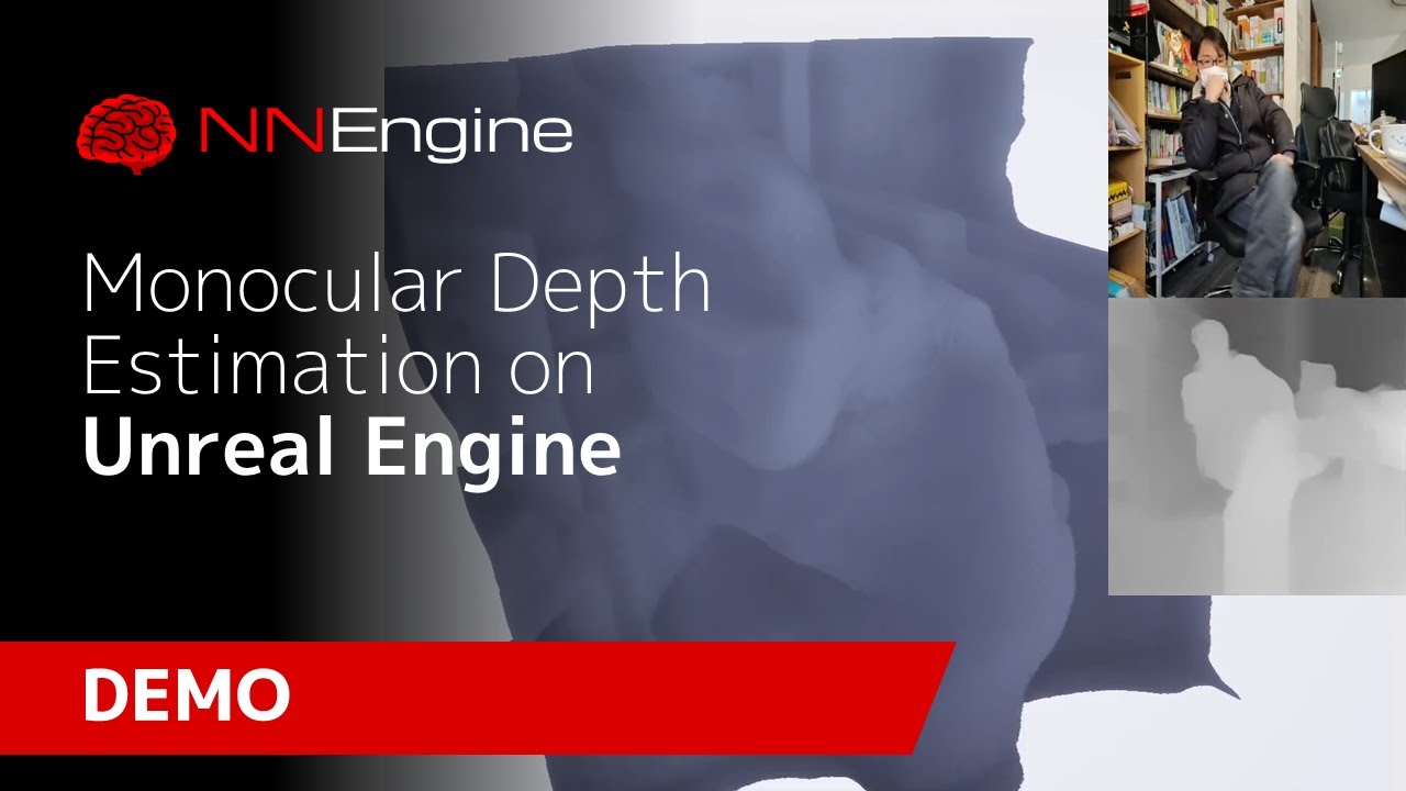 Monocular Depth Estimation on UE4 | NNEngine Demo
