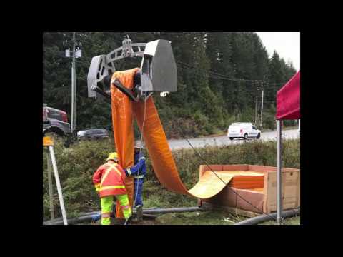 Omega Liner Company Powered CIPP Liner Feed Roller
