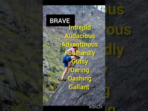 English Synonyms of BRAVE| #shortsfeed #shortvideo #youtubeshorts