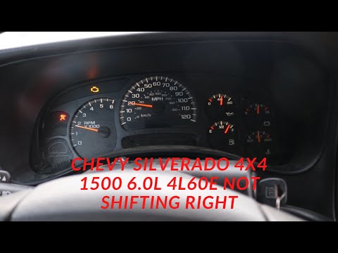 05 CHEVY SILVERADO 1500 4x4 TRANSMISSION NOT SHIFTING INTO 3DR GEAR