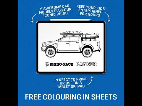Rhino-Rack | FREE Colouring Sheets for Kids