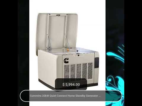 Cummins 20kW Quiet Connect Home Standby Generator RS20AC/RS20ACE (Includes 200A Service Disconnect)