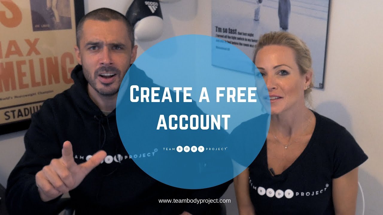 Create a FREE Team Body Project account