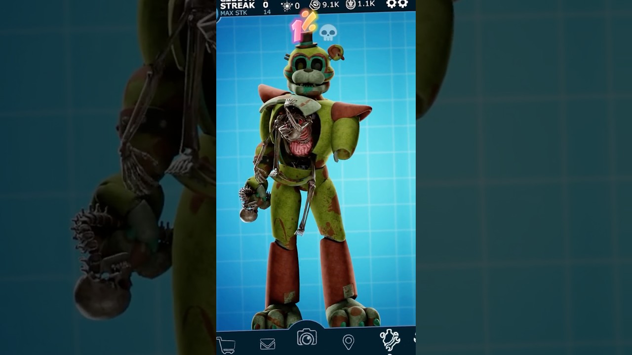 fnaf ar edit | 1%-100% Wellerman Sea Shanty Edit | Security Breach FNaF edit #shorts #edit #fnafar