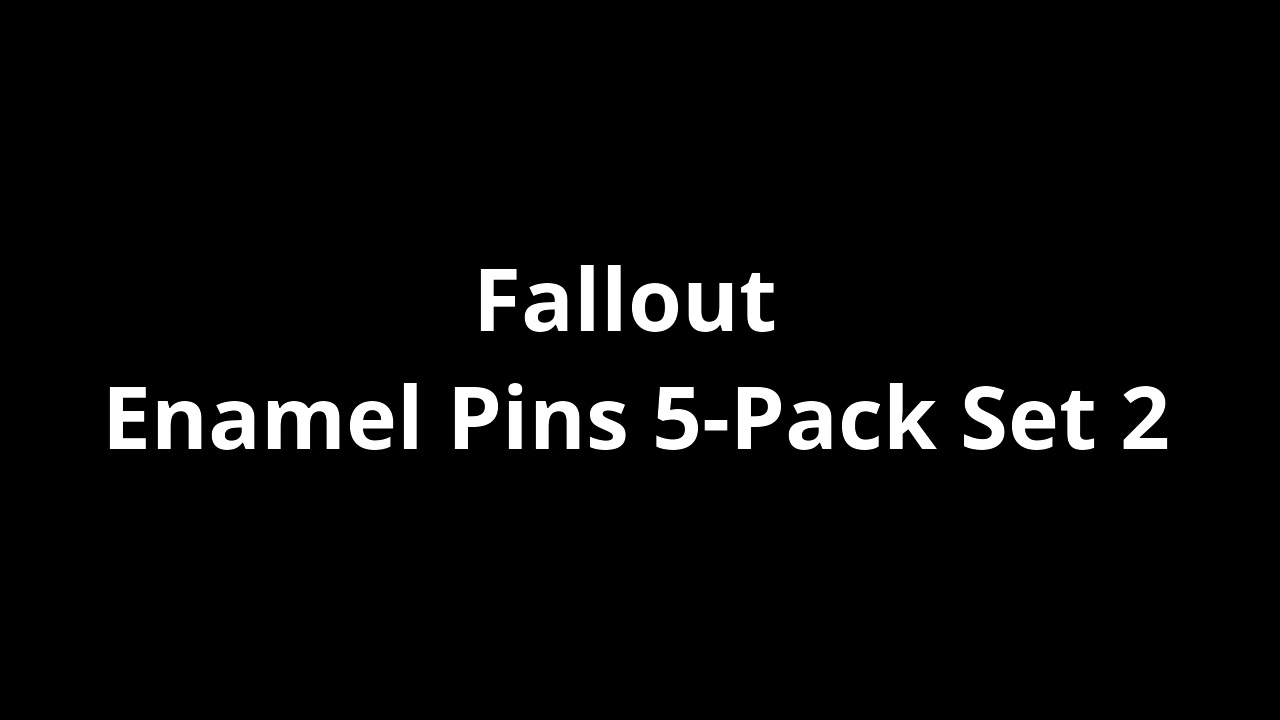 Fallout  Enamel Pins 5-Pack Set 2