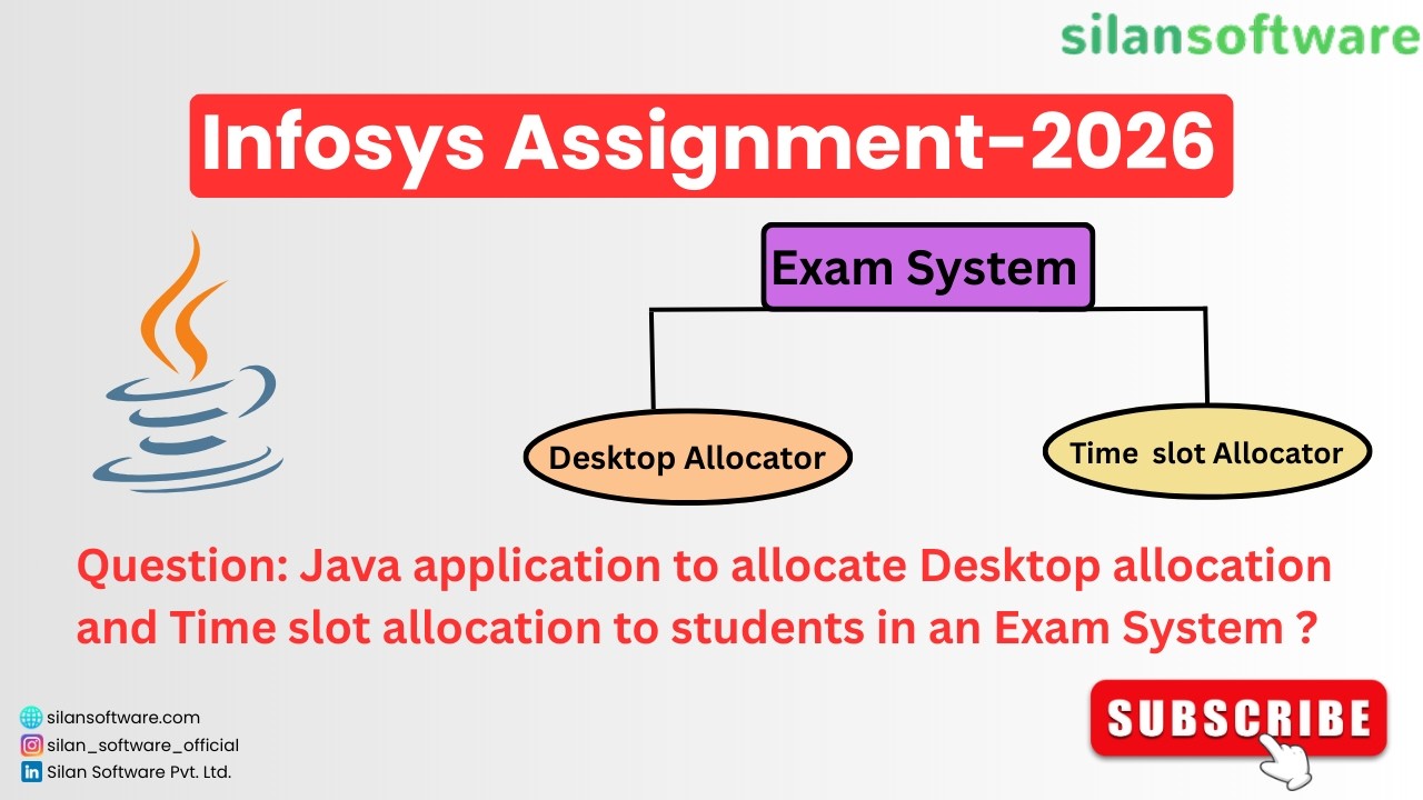 Java Program to Allocate Desktop Number & Exam Slot | Infosys Assignment Solution | Java Programming