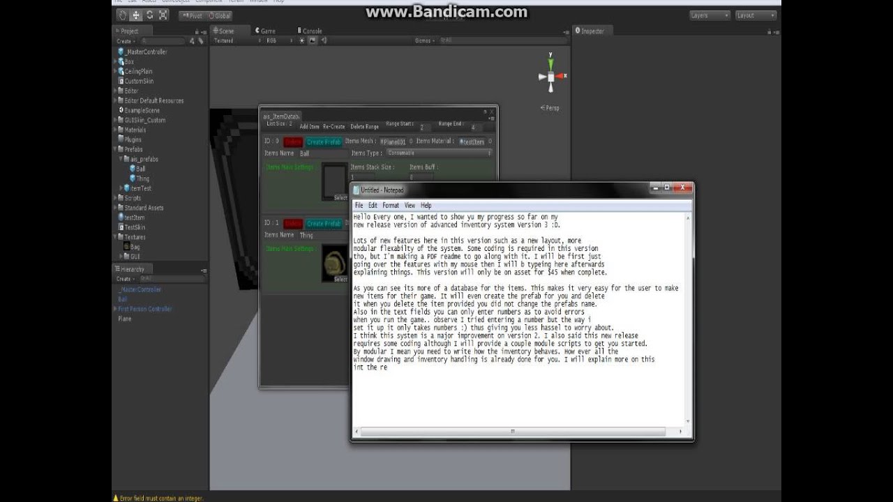 Advanced Inventory System Version 3