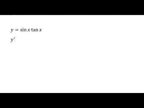 turunan dari sin x tan x | fungsi trigonometri