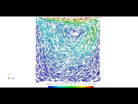 How to do Analysis of 2D Lid Driven Cavity Flow using OpenFOAM, Salome ...