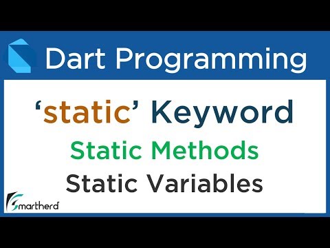 Learn Dart STATIC variables and methods Dart Tutorial for Flutter 9 8 - Mind Luster