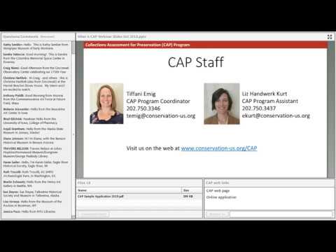 What is CAP Informational webinar