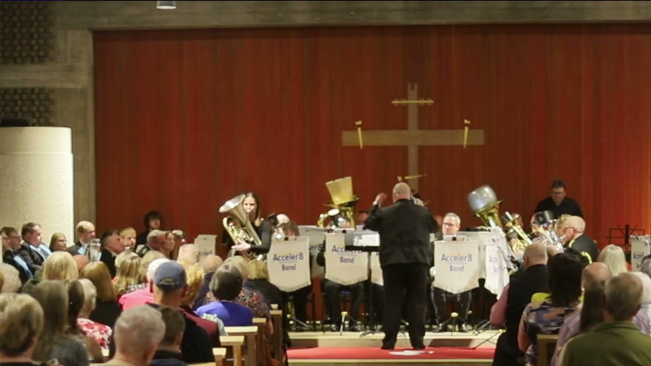 Badinerie J S Bach, Emily Braverman, Principal Euphonium Acceler8 Band, J Sparkes.
