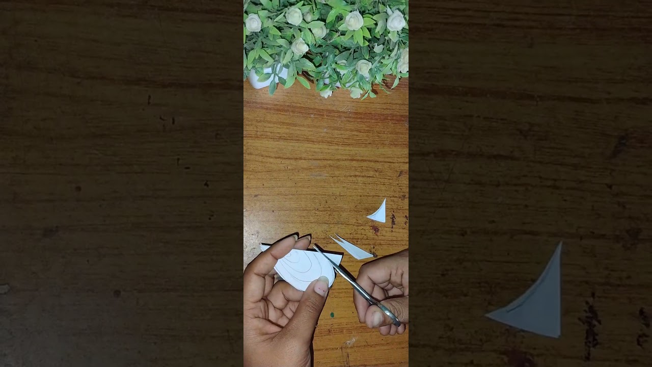 Heart Paper cutout Idea 💡#art #paper #papercutting #shorts