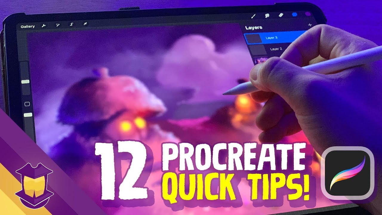12 Procreate Tips that Make Art Easier on the iPad Pro!
