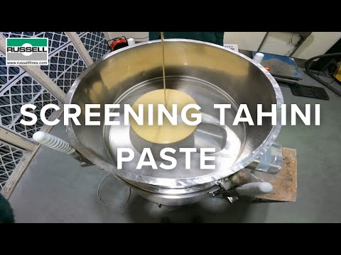 Screening tahini paste