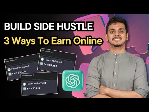 How to Make Money Online with ChatGPT and AI in 2024💰| OpenAI | Be10x