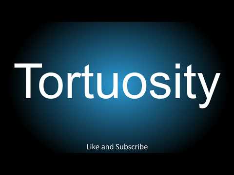 How to correctly pronounce - Tortuosity.