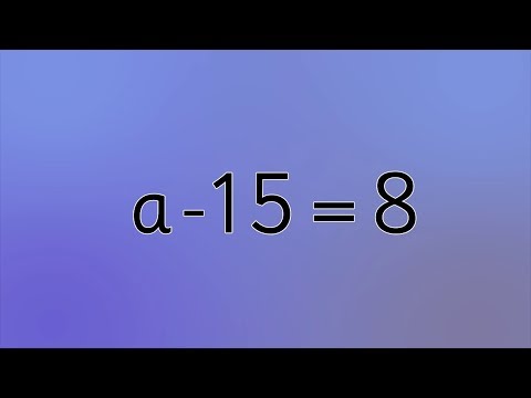 Algebra: Solving equations with one unknown - addition [FREE RESOURCE]