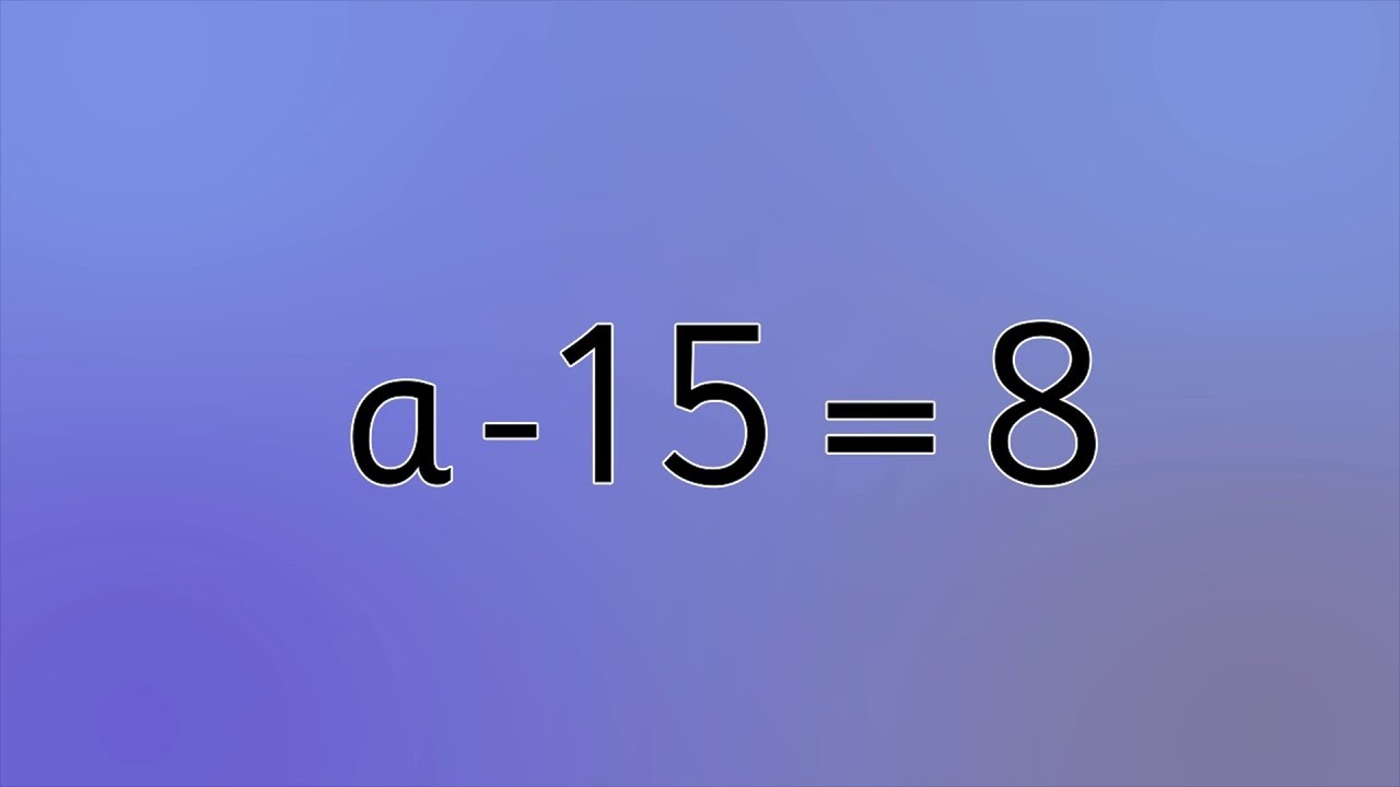 Algebra: Solving equations with one unknown - addition [FREE RESOURCE]