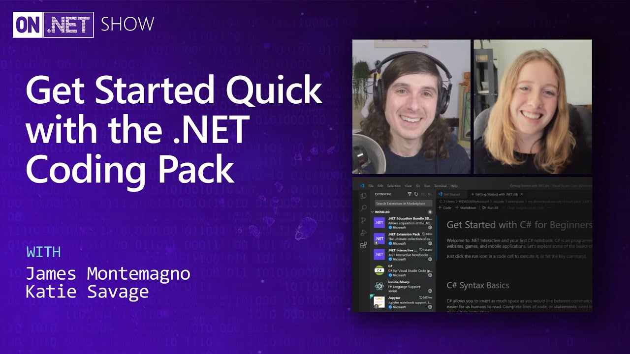 Get Started Quick with the .NET Coding Pack for VS Code