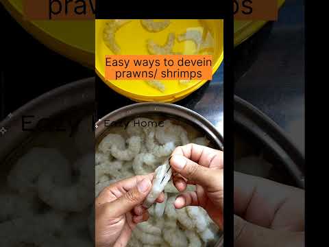 🦐 How To Devein Prawns Easily 💯
