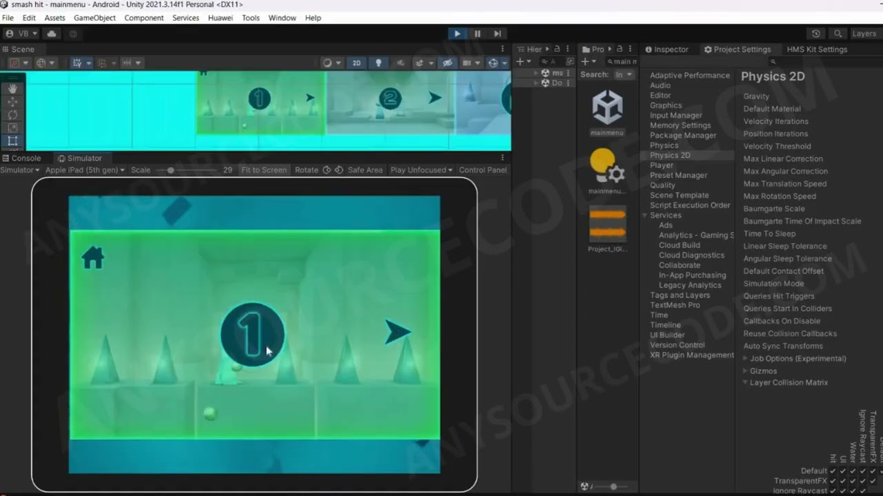 Amazing Smash Hit Unity Game Source Code #unity #unity3d #unitydev #unitydeveloper #sourcecode