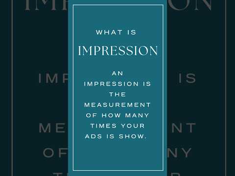 What is Impression digital marketing #impression #googleads #officialdigitalworld #digitalmarketing