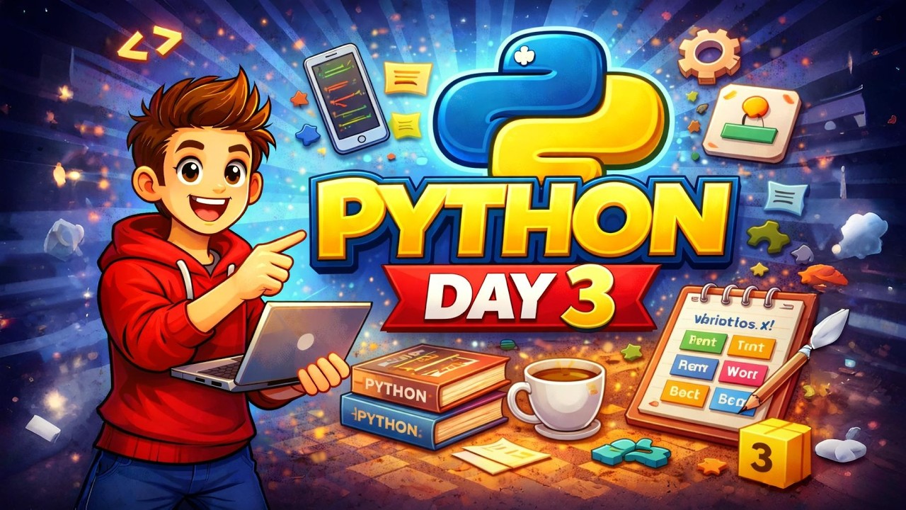 Python Day 3   🔥   Start Your Python Journey Today