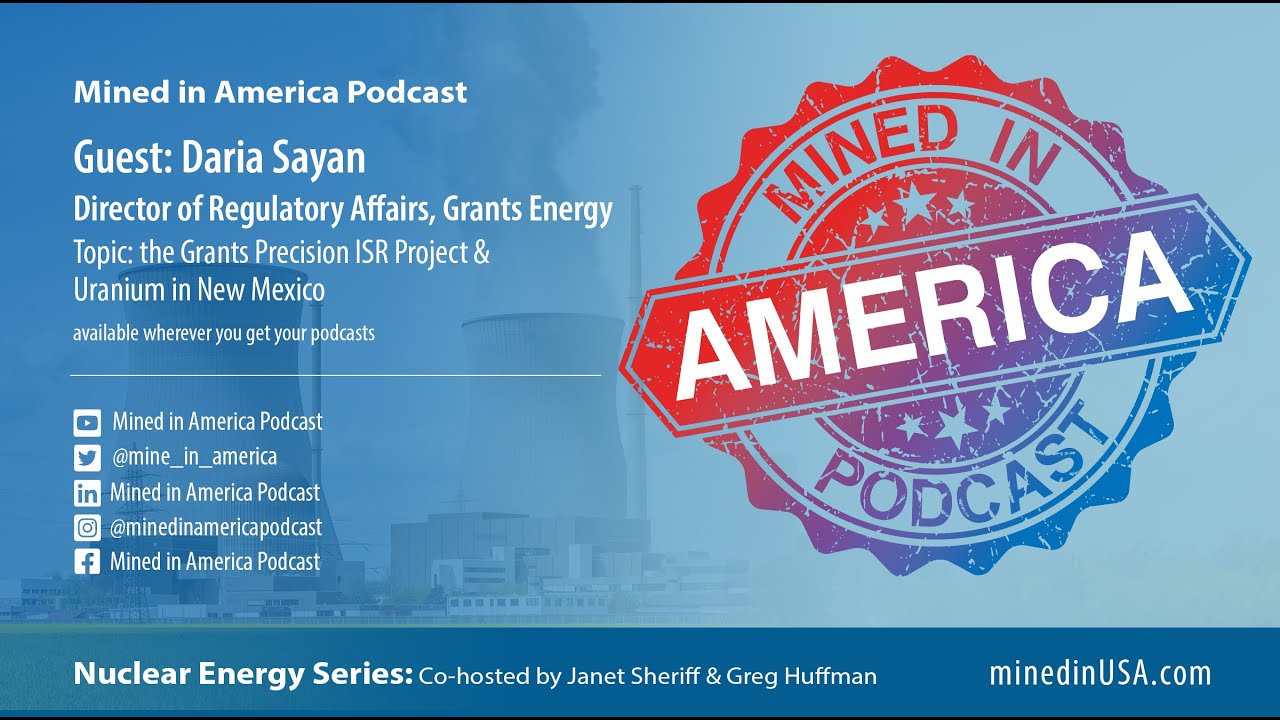 Episode 43 - Daria Sayan: The Grants Precision ISR Project & Uranium in New Mexico