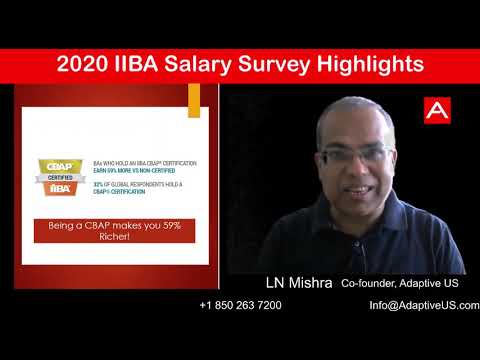 2020 IIBA Salary Survey Highlights