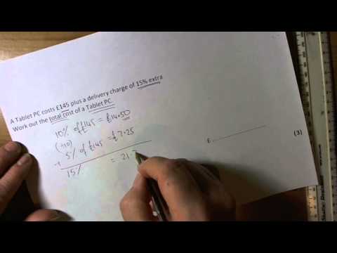 Finding 15 Percent of a Value