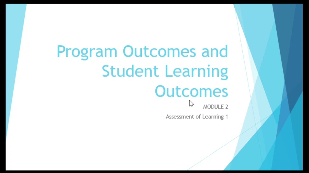 Assessment of Learning 1 Module 2