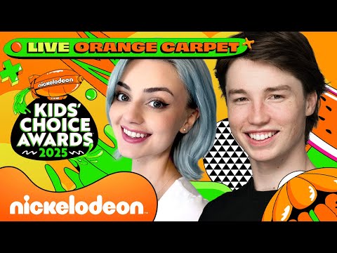 🟠 LIVE: Kids' Choice Awards 2025 Orange Carpet! w/ Owen Holt & Jane McManus | Nickelodeon